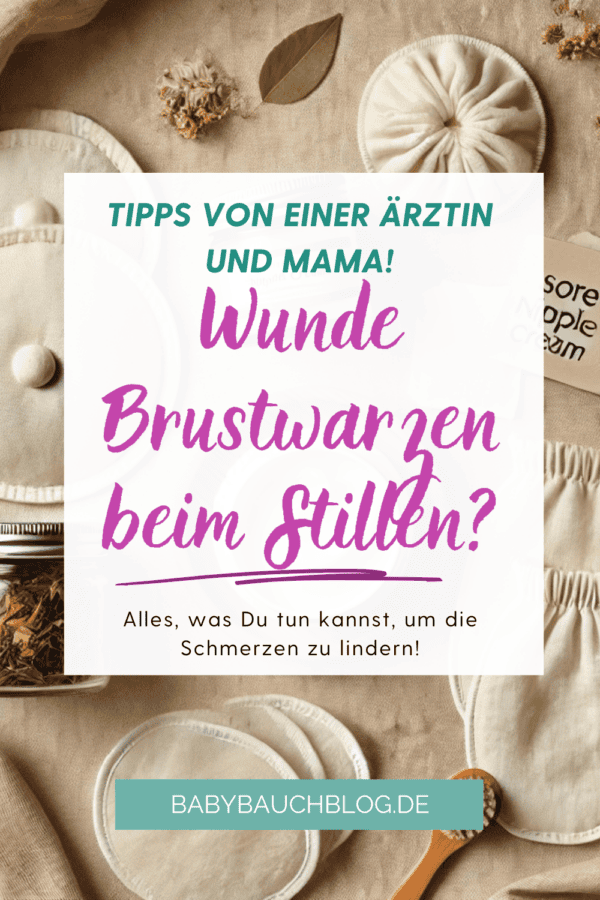 Wunde Brustwarzen beim Stillen - was tun? ⋆ Der Babybauch Blog
